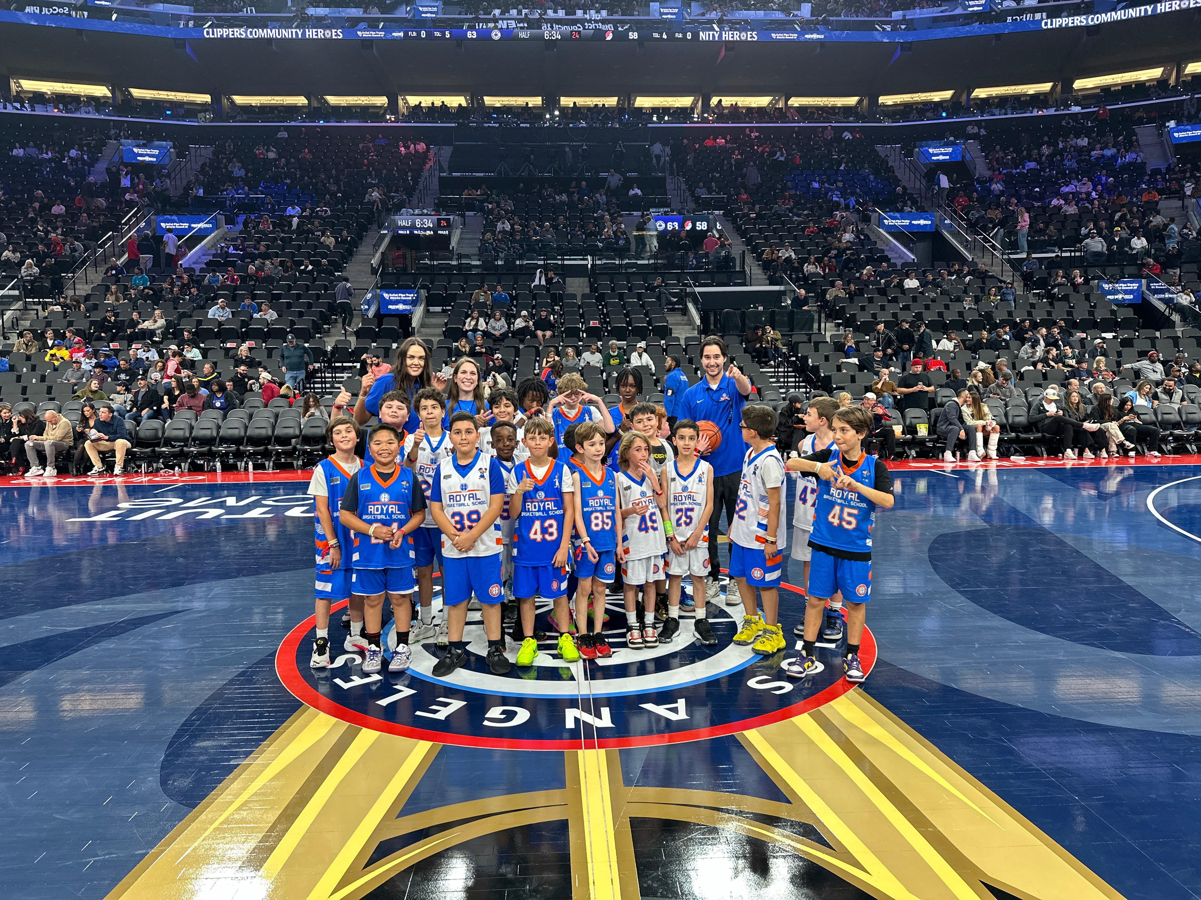 A Day to Remember: Royal Basketball School at the Clippers vs. Trail B